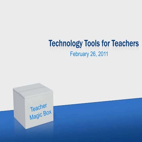 Technology tools presentation | PPTX
