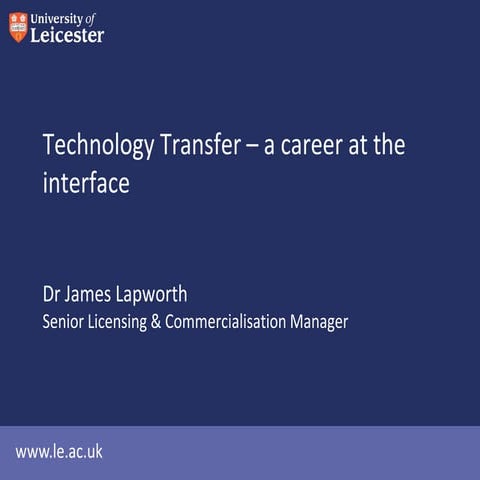 Technology Transfer Gap | PPTX