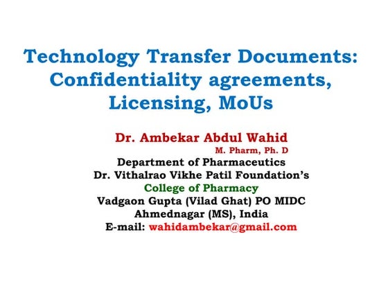 TECHNOLOGY DEVELOPMENT AND TRANSFER PPT..pptx
