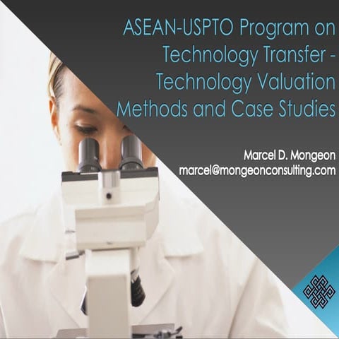 Intellectual Property Licensing Valuation Model