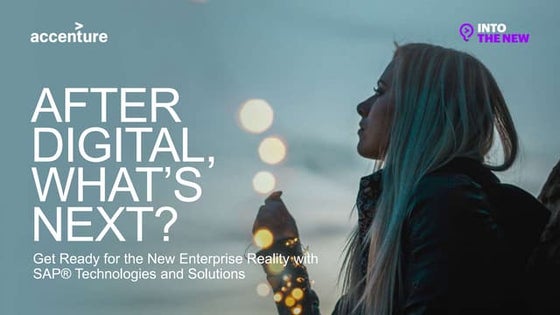 Accenture Technology Vision for SAP Solutions | PPT