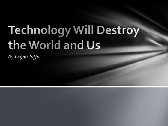 Technology and its impact on Society | PPTX | Internet | Computing