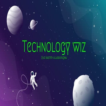 Technology Wiz | PPTX