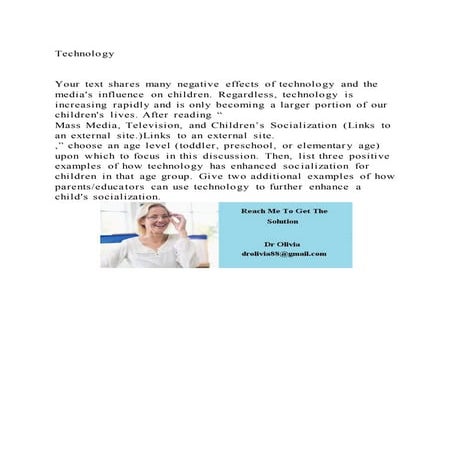 TechnologyYour text shares many negative effects of technology | DOCX