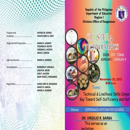 Technolympics Program And Activities Pptx