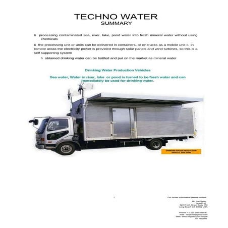 Techno Water Information | PPT