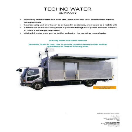 Techno Water Information | PPT