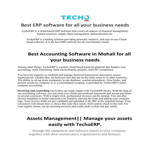 techo pdf.pdf | Computer Software and Applications | Computing