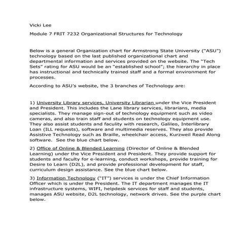 Tech organchartvleepdf | PDF | IT and Internet Support | Internet