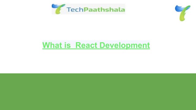 Techpaathshala ReactJS .pdf Techpaathshala ReactJS .pdf
