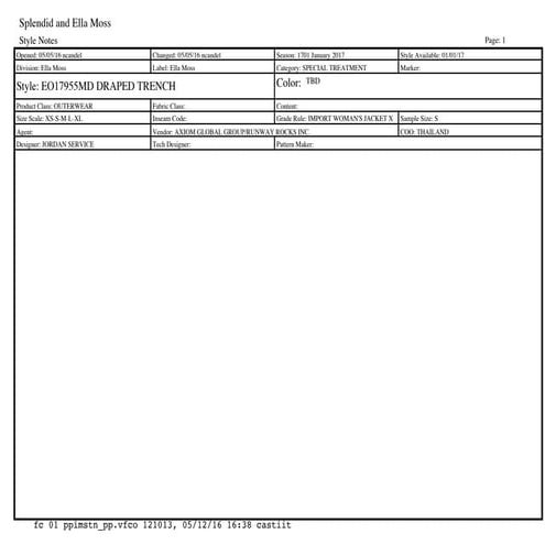 Tech pack eo17955 md | PDF