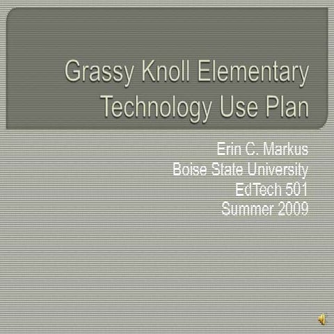 Tech plan presentation | PDF