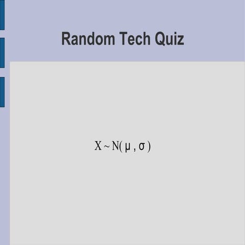 Random Tech Quiz | PPT