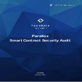 Parallax DeFi [PRLX] BSC BEP-20 | Techrate Final Audit | PDF