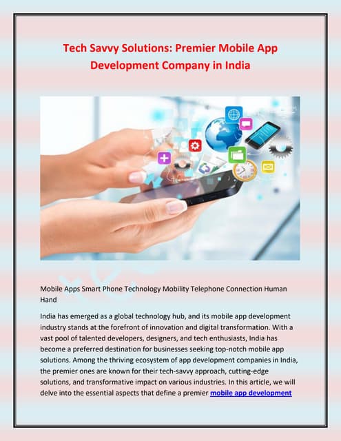 Top Mobile App Development Companies 2024 | PPT