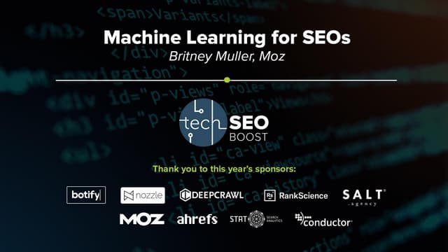 Techseo Boost Machine Learning For Seos Ppt