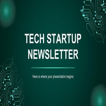 Tech Startup Newsletter by Slidesgo .pptx