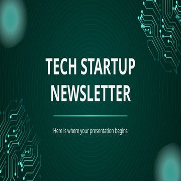 Tech Startup Newsletter by Slidesgo .pptx