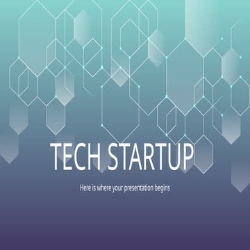 Tech Startup XL by Slidesgo yang mendunia | PPT