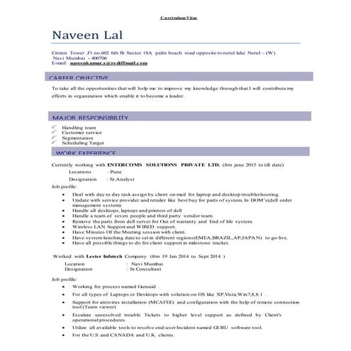 Jeff Reisch -Talent Profile - rev 1 | PPTX