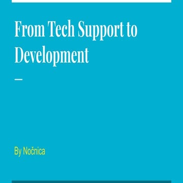 Tech support to developer | PDF