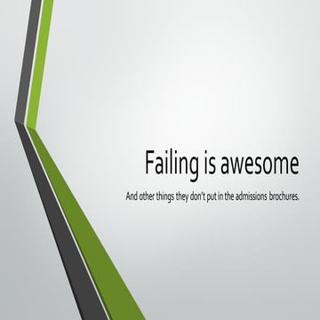 Failing is Awesome | PPT