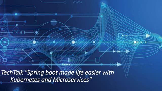 Java Techtalk Spring Boot Made Life Easier With Kubernetes And 3687
