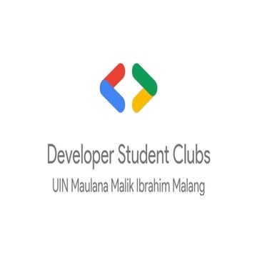 Tech Talk, "Let's grow with us" with GDSC Maliki | PDF