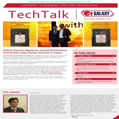 Techtalk December 2018 | PDF | Cloud Computing | Internet