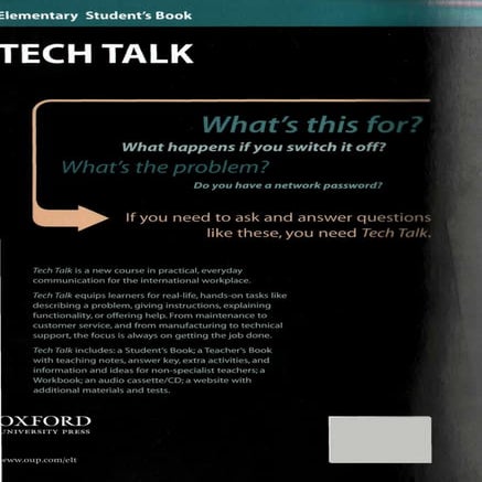 Tech talk elementary_sb | PDF