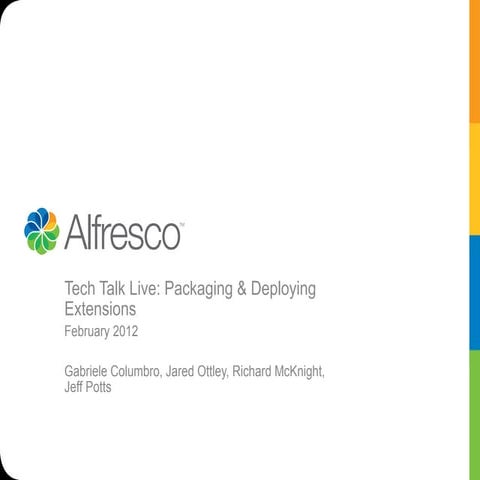 Tech Talk Live Alfresco Add Ons Pdf Web Development Internet