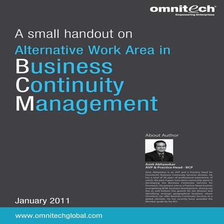 Alternative Work Area in BCM | PDF