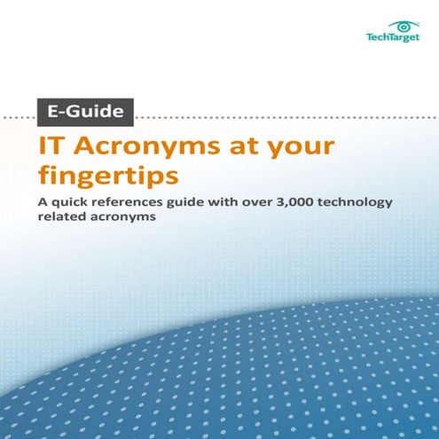 It Acronyms at your fingertips | PDF