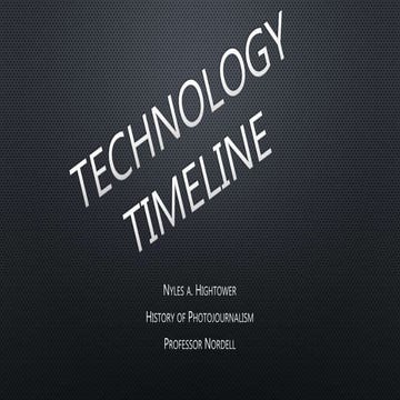 Technology Timeline | PPTX