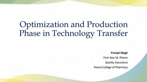 Documentation of technology Transfer .pptx