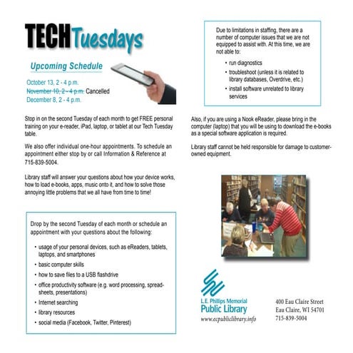 Tech Tuesdays Flyer | PPT