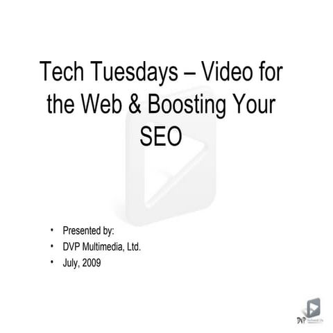 Tech Tuesday Video | PPT