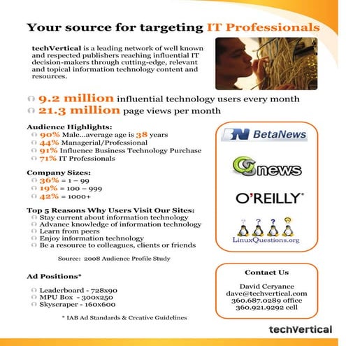 Tech Vertical_IT Pro_Two Sheet | PDF