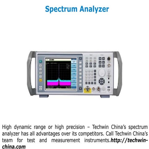 Spectrum Analyzer | PPT