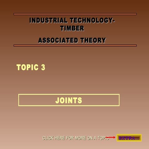 Tech wood topic 3 1 | PPT