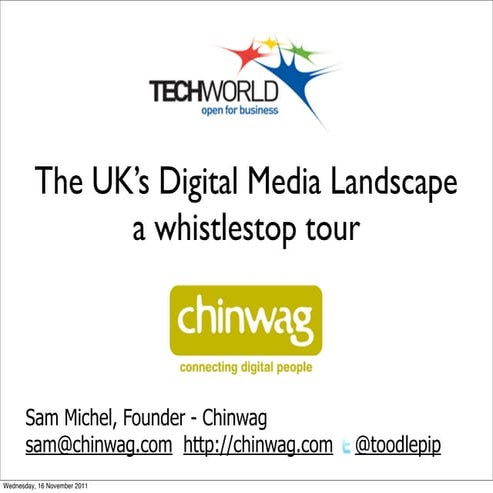 Mapping the UK Digital Media Landscape | PPT