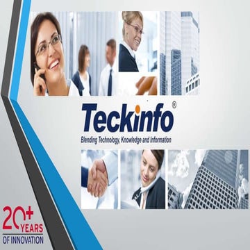 Teckinfo Solutions Pvt. Ltd. - Leading Provider of Unified Contact Center Software | PPTX