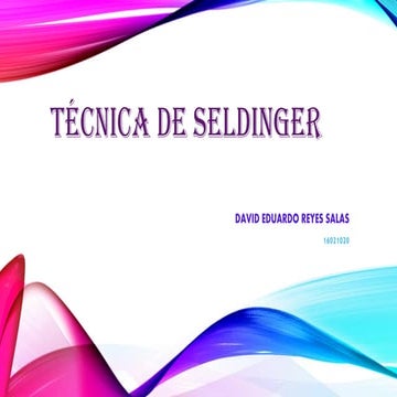 Tecnica de seldinger | PDF