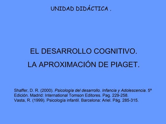 Estadios De Piaget Apunte: Cuadro Estadios De Piaget. | Psicología
