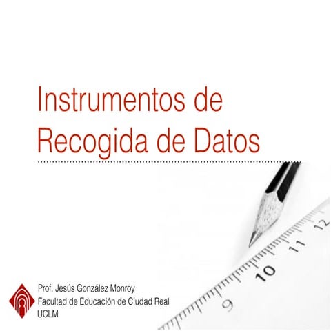 Técnicas recogida de datos 2015 | PDF