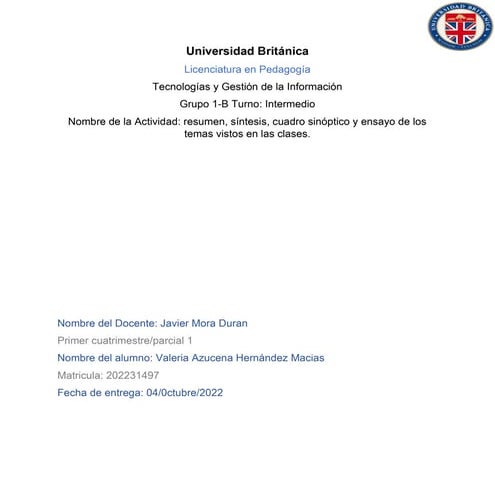 Pedagógia en las tecnologías de la información | PDF