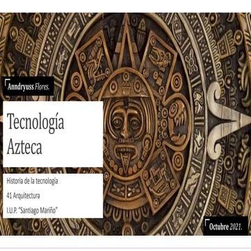 Tecnología Azteca | PPTX