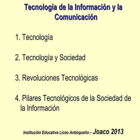 Tecnología y Sociedad | PPS