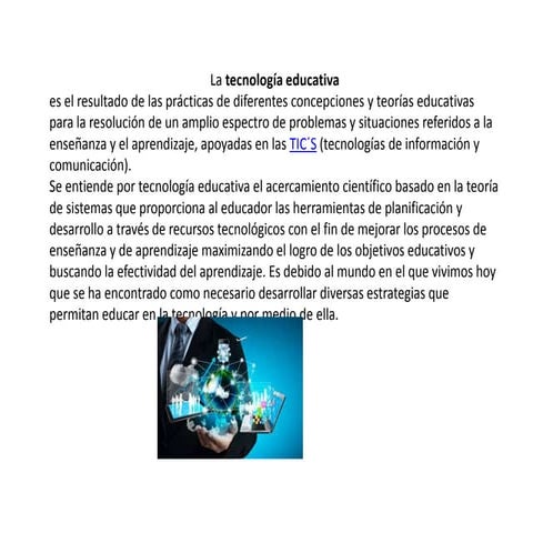 Tecnología educativa | PPTX