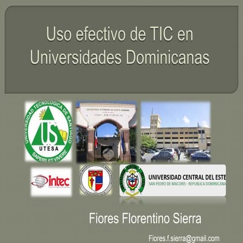 Tecnologias de informacion y comunicacion en la educacion | PPTX | Technology & Computing